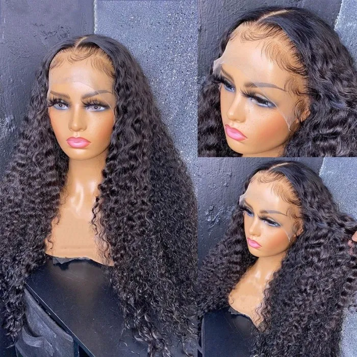 Pre Plucked Water Wave Lace Frontal Wig Small Knots – dreamlacewig